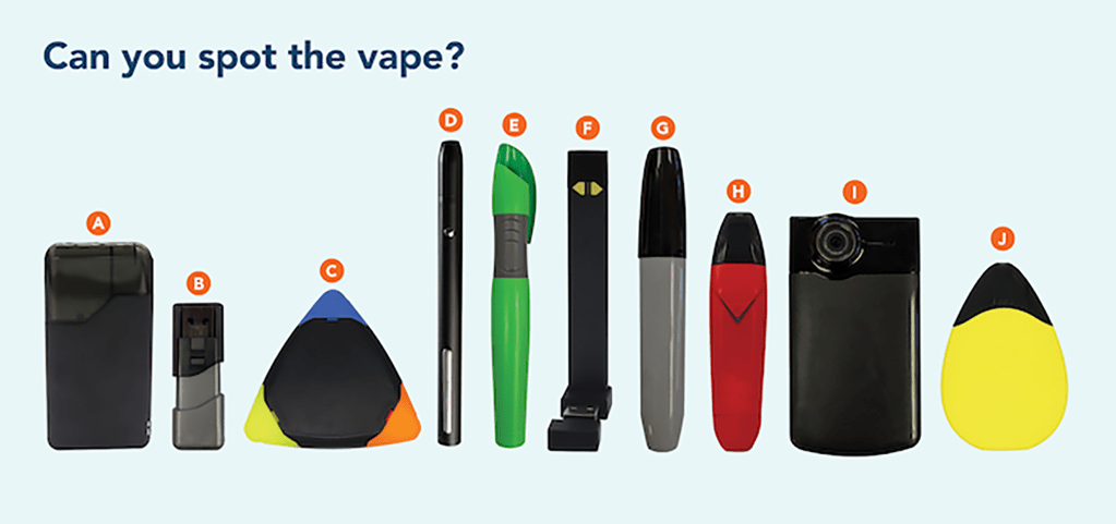 Can you spot the vape? - Don't Get Sucked In